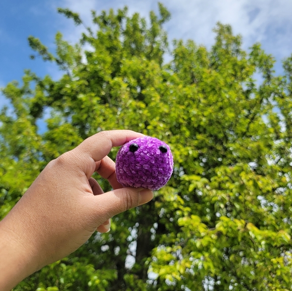 Accents | One Purple Super Soft Handmade Crochet Stress Ball | Poshmark